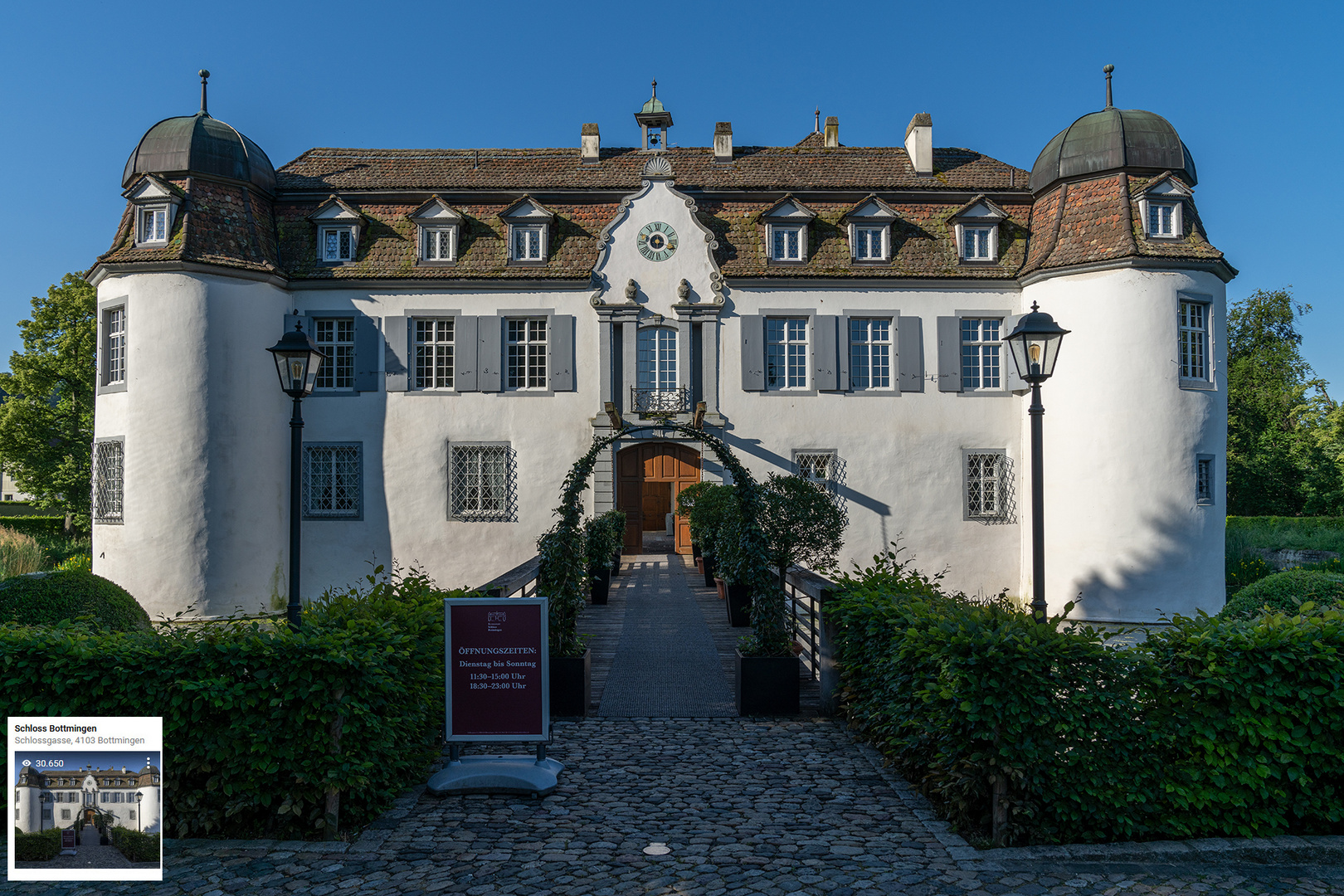 Schloss Bottmingen - Frontansicht Foto & Bild | schloss, architektur ...