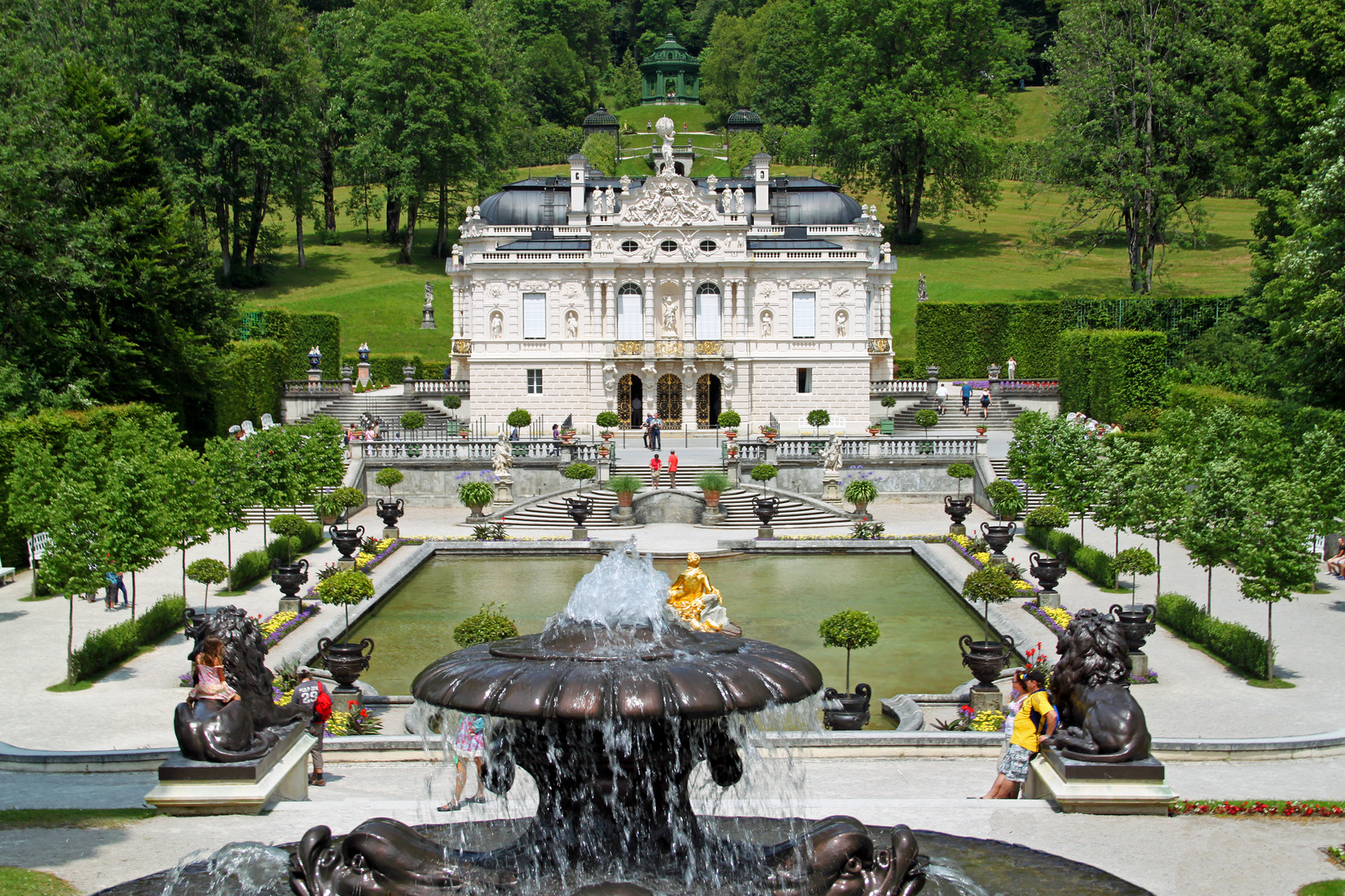 Schloss Linderhof Foto & Bild | architektur, schlösser & burgen ...