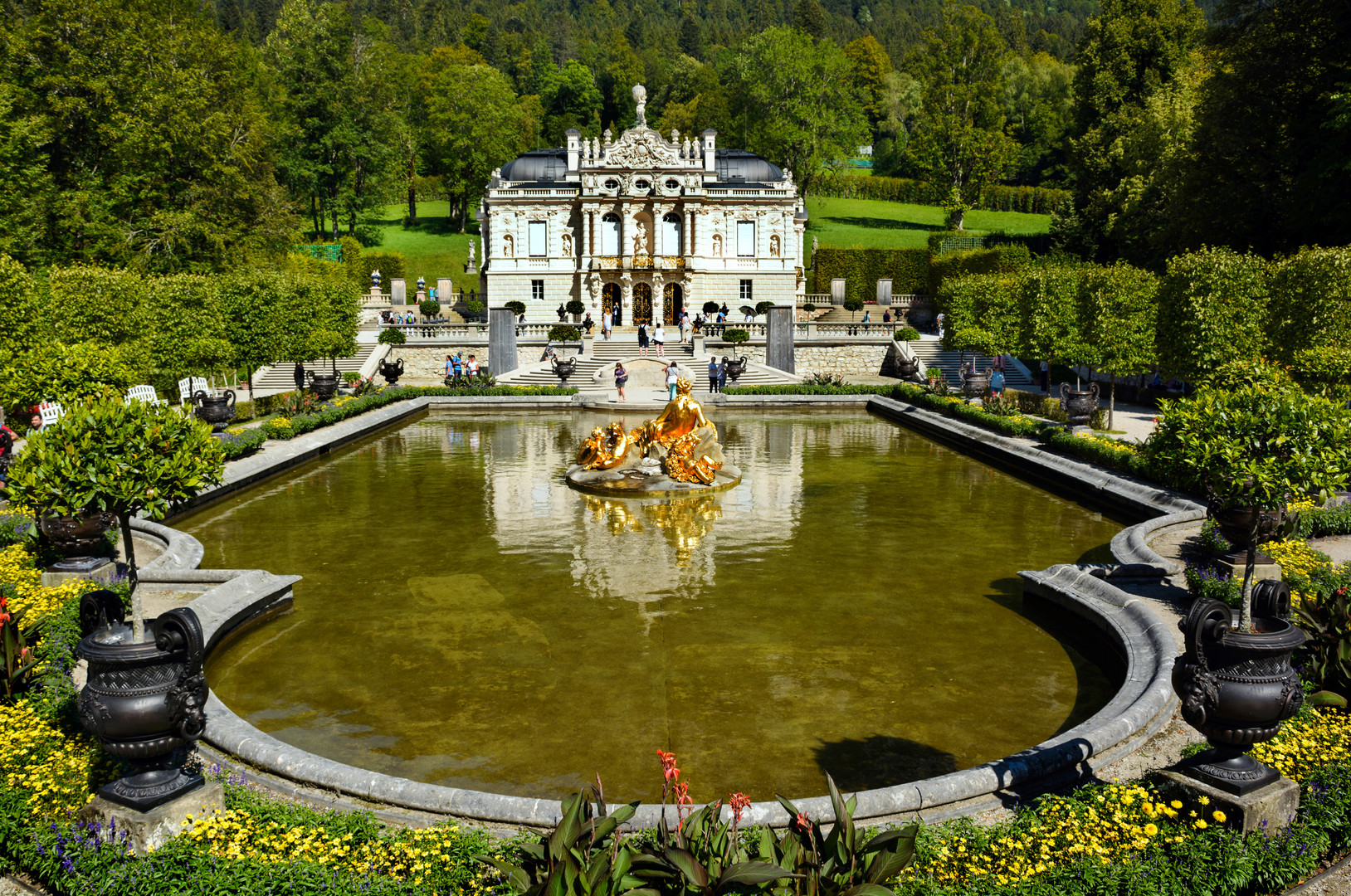 Schloss Linderhof Foto & Bild | architektur, deutschland, europe Bilder ...