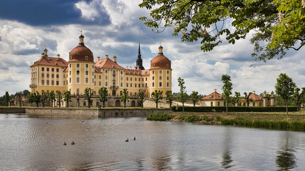 Schloss Moritzburg (02) Foto & Bild | world, wolken, schloss Bilder auf ...
