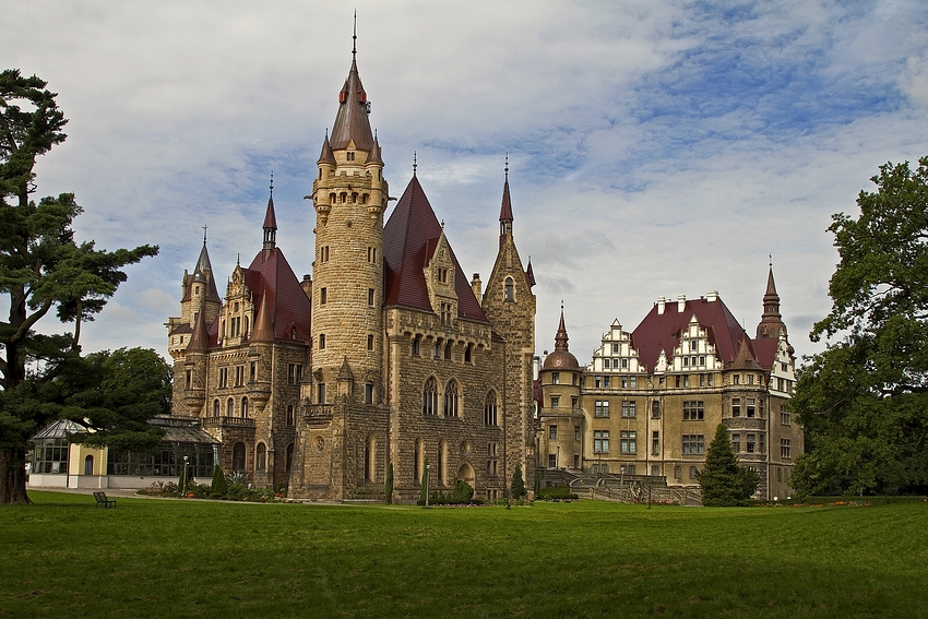 Schloss Moschen Foto & Bild | europe, poland, poland & czech republic ...