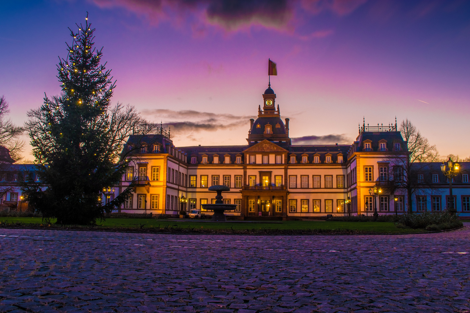 Schloss Philippsruhe Hanau Foto & Bild | city, winter, abend Bilder auf ...