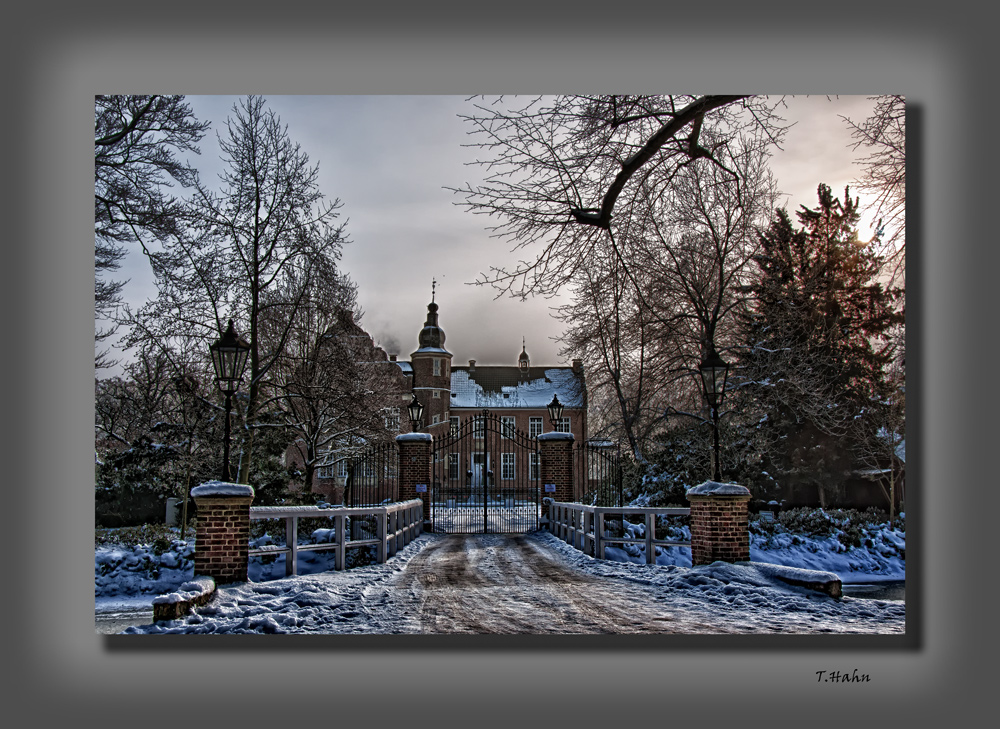 Schloß Rhede Foto & Bild | jahreszeiten, winter, natur Bilder auf ...