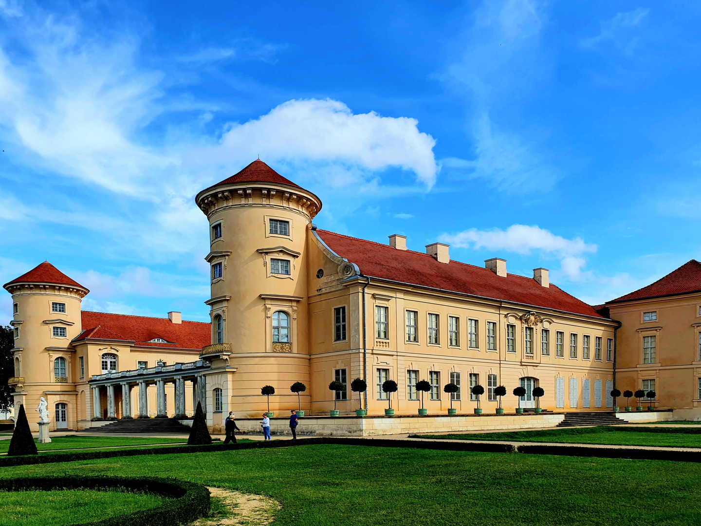 Schloss Rheinsberg- geschaffen von Knobelsdorff für Prinz Friedrich von ...
