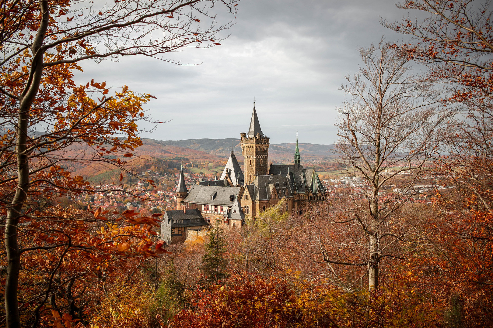 Schloss Wernigerode Foto & Bild | world, wald, bäume Bilder auf ...