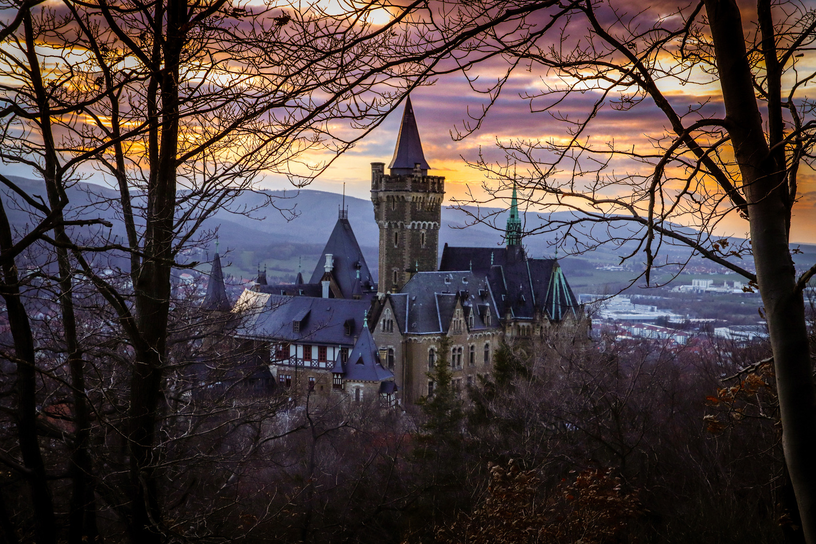 Schloß Wernigerode Foto & Bild | architektur, landschaft, schlösser ...