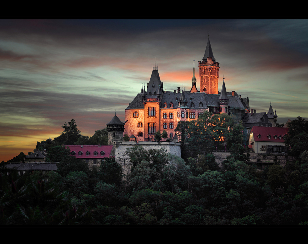 Schloss Wernigerode Foto & Bild | architektur, architektur bei nacht ...