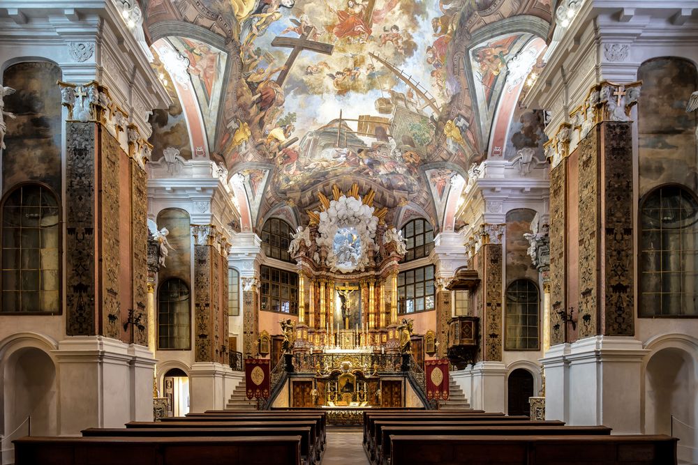 SCHLOSSKIRCHE RASTATT. Foto & Bild | kirchen, barock, architektur ...