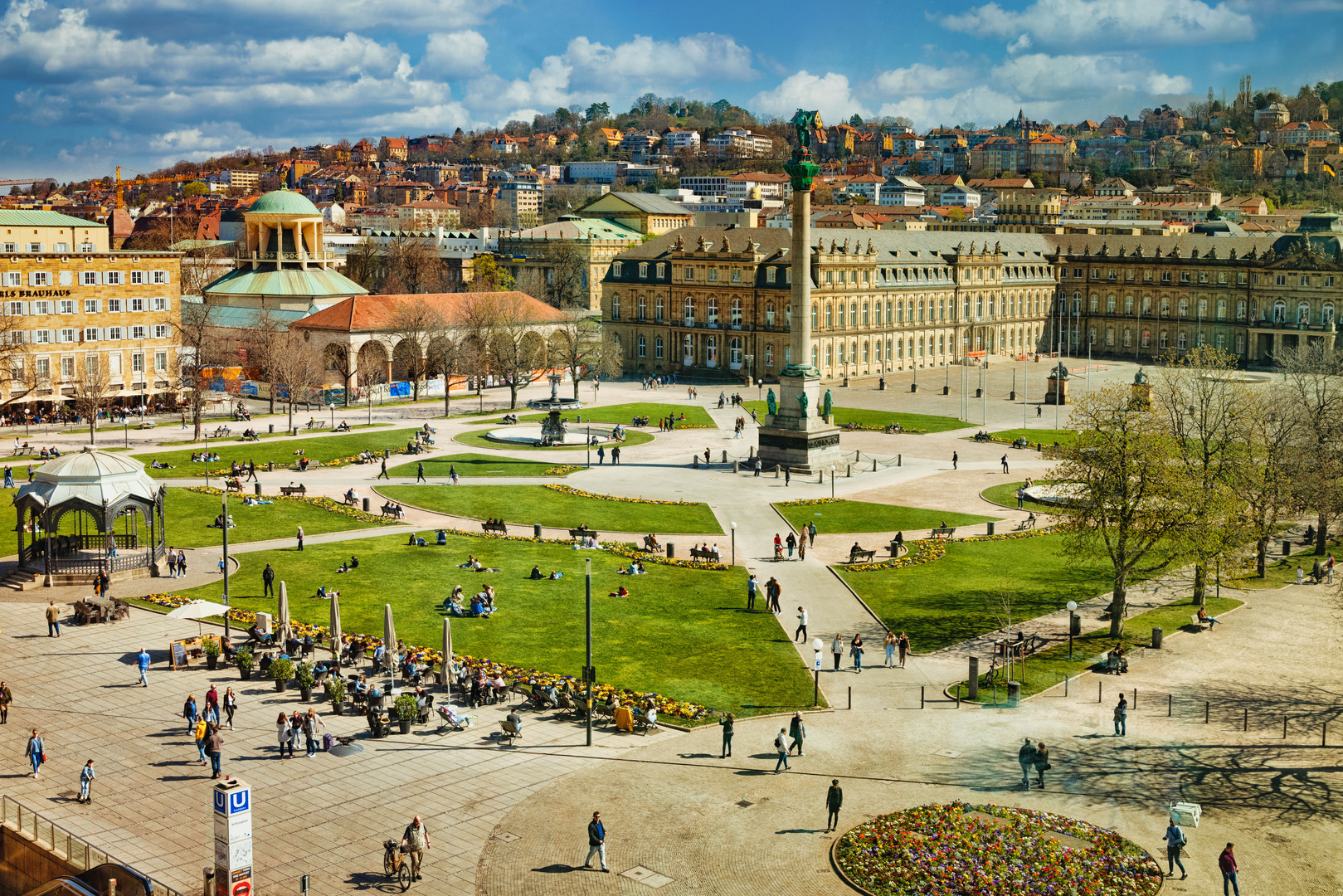 Schlossplatz Stuttgart Foto & Bild | deutschland, europe, baden ...