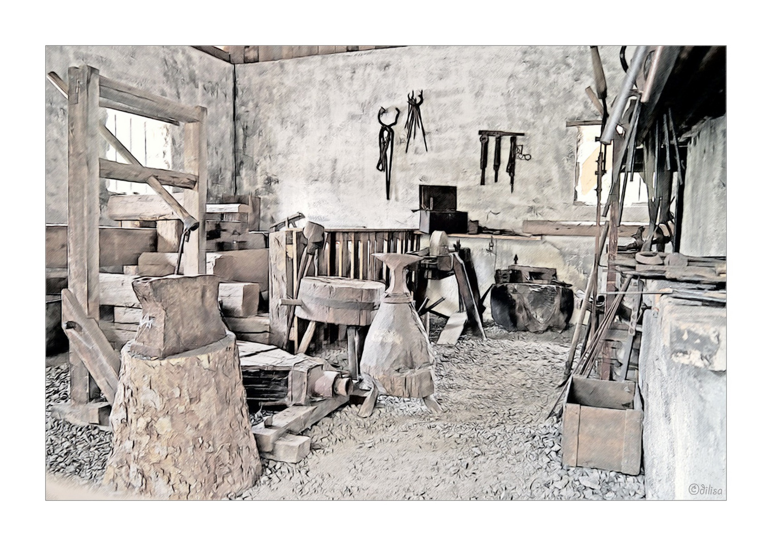 Schmiede Foto & Bild | digiart, geschichte, kultur Bilder auf fotocommunity