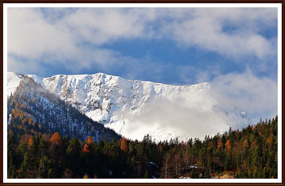 Schneefall in den Alpen Foto & Bild | world, schnee, himmel Bilder auf ...