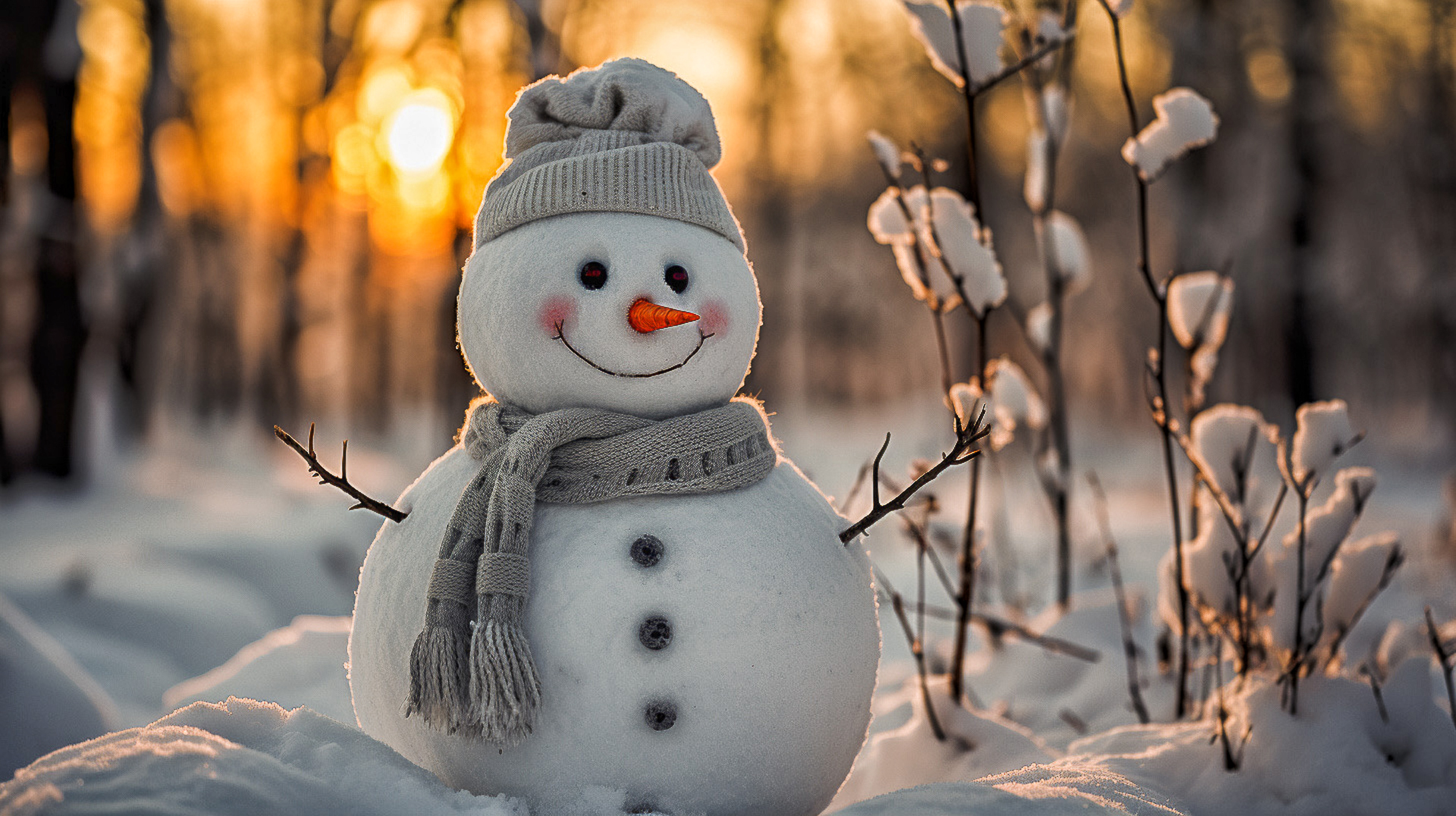 Schneemann-Geschichten (3) Foto & Bild | sonnenuntergang, dezember ...