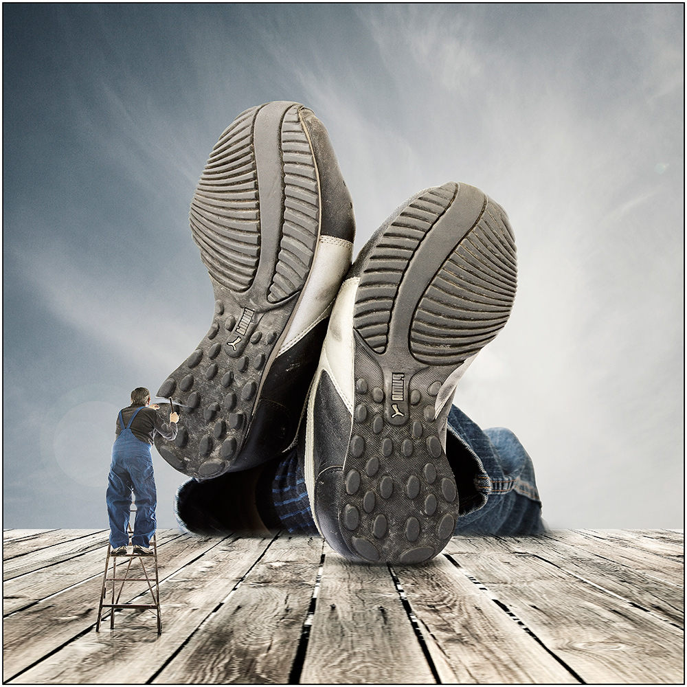 "Schnellreparatur" Foto & Bild | fotomontage, composing , digiart Bilder auf fotocommunity