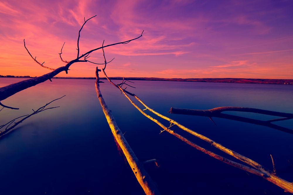Schöner abend am See Foto & Bild | landschaft, bach, fluss & see, see ...