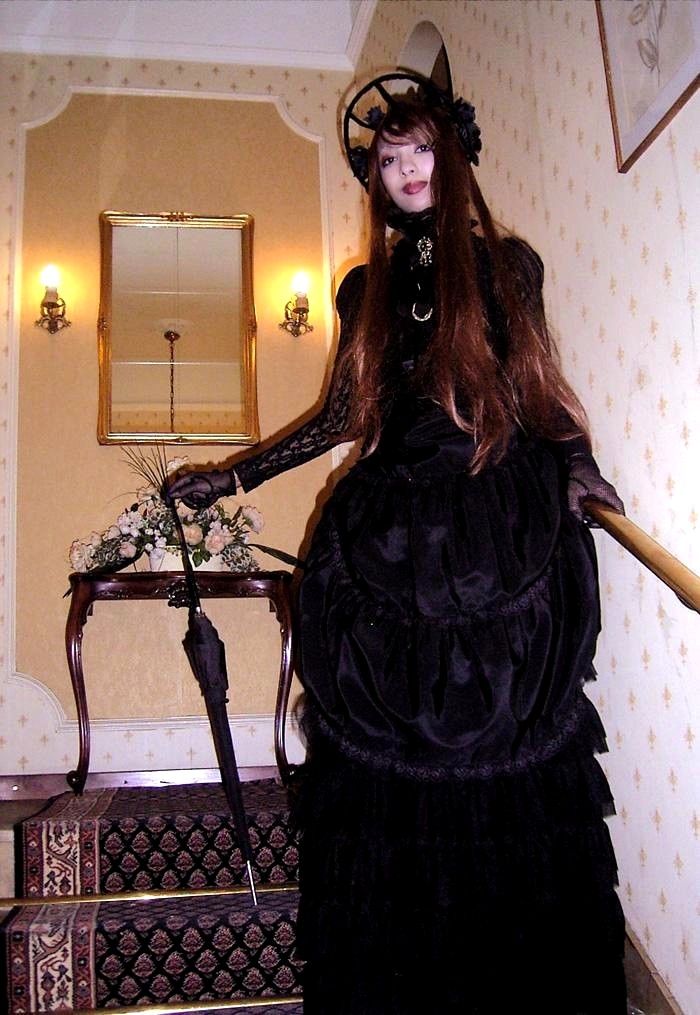 schwarze Dame Foto & Bild | mystik,gothic, gothic-portraits, szene ...