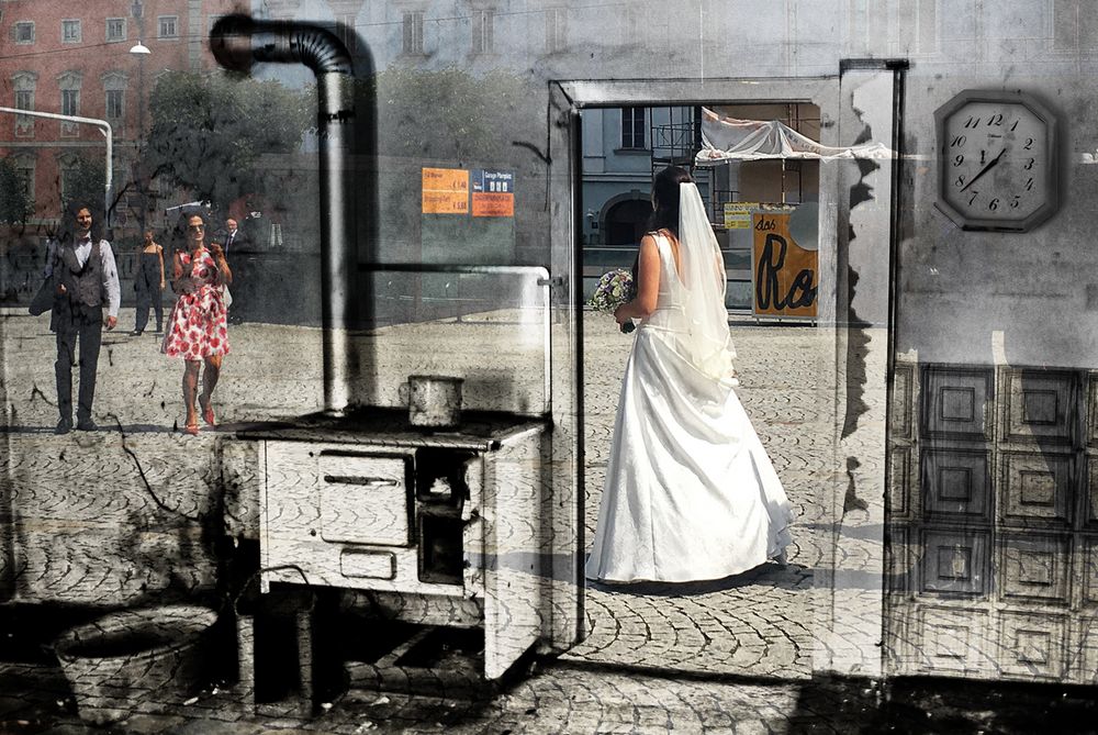 Schwarzweiß mit Farbe unterlegt! Foto & Bild | erwachsene menschen, alltagsereignisse, menschen ...