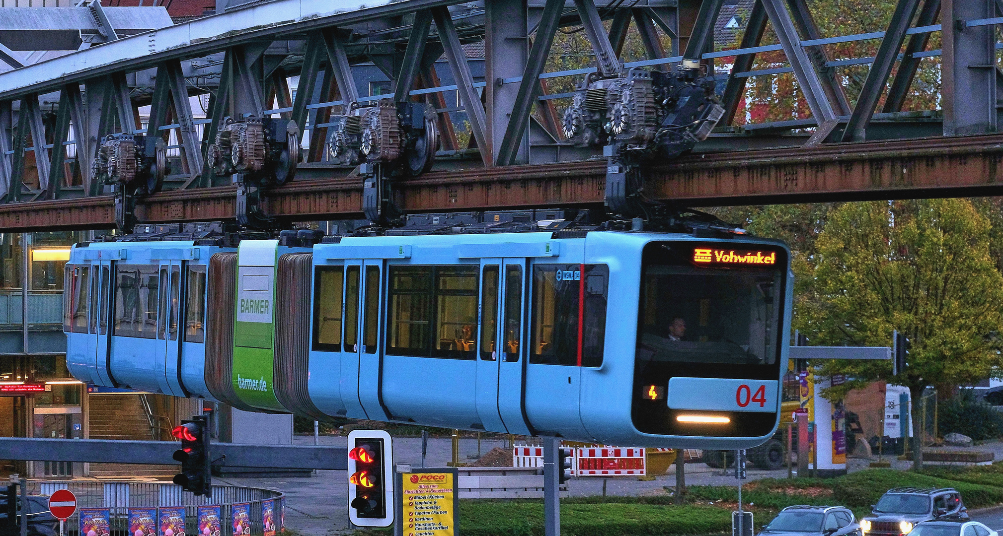 Schwebebahn in Wuppertal Barmen-(3.12.2022) Foto & Bild | deutschland, europe, usertreffen ...