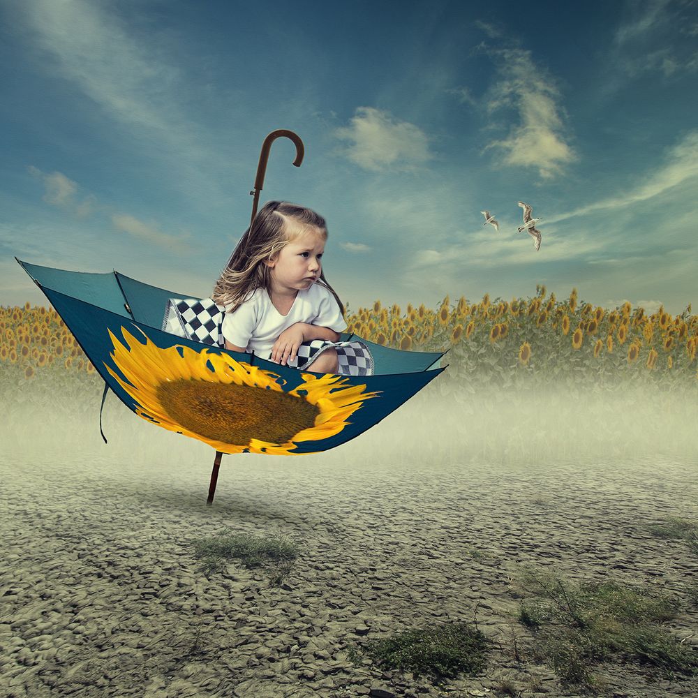 schweben Foto & Bild | fotomontage, süß, landschaft Bilder auf fotocommunity