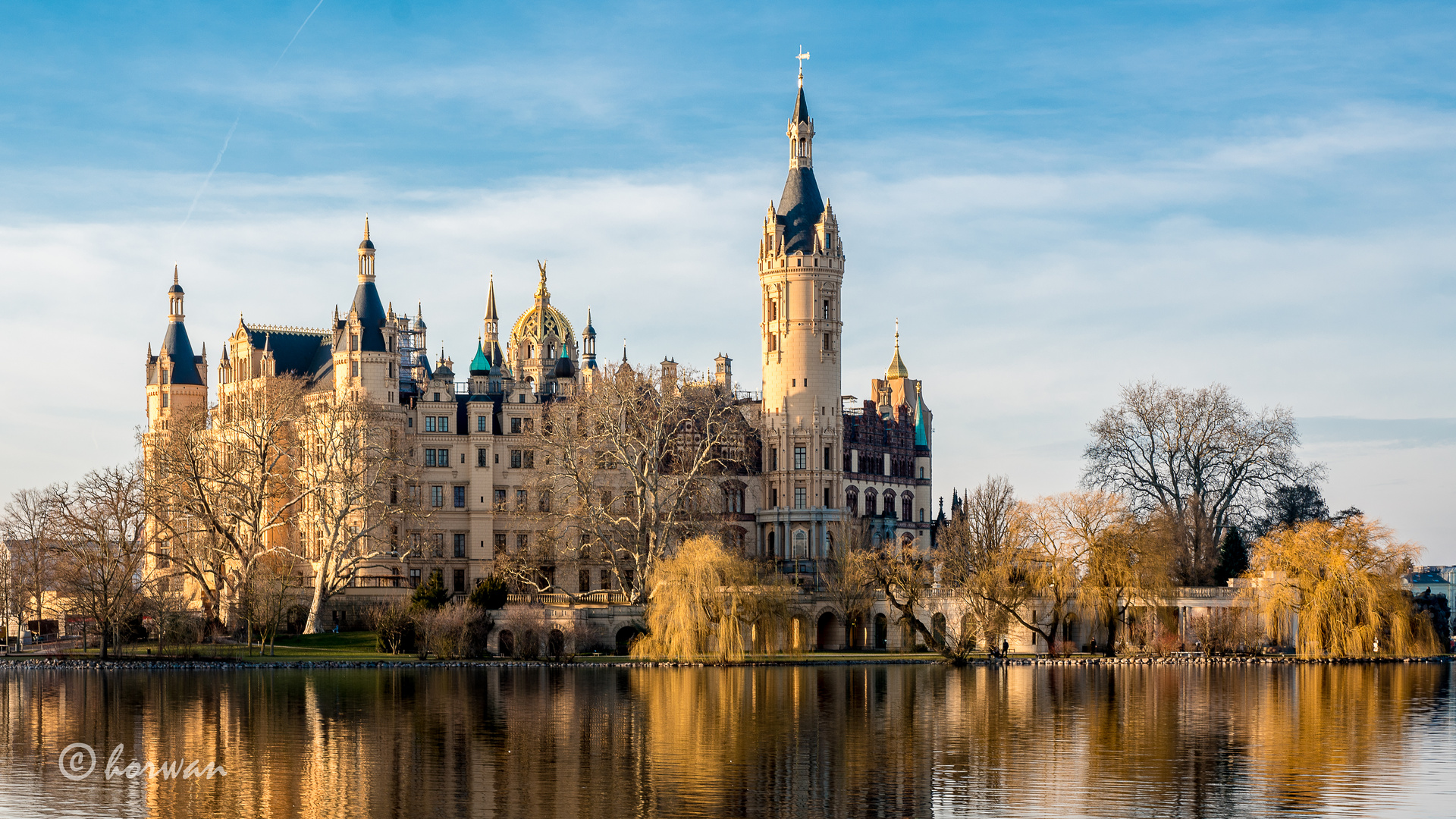 Schweriner Schloss Foto & Bild | wasser, schloss, see Bilder auf ...