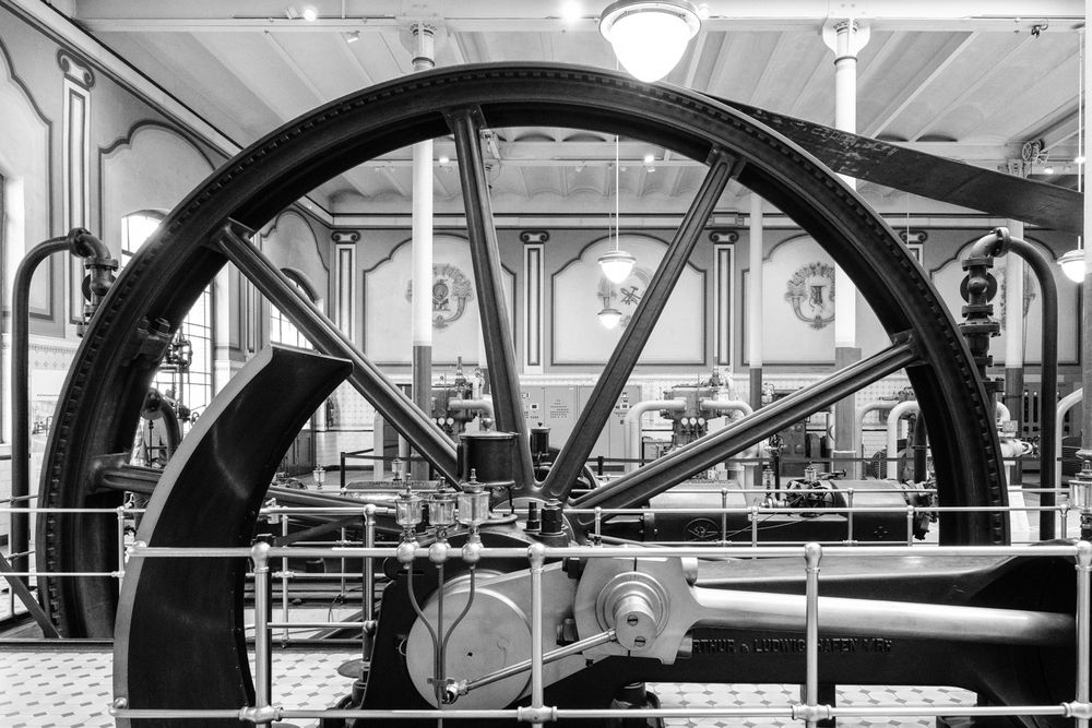 Schwungrad Foto & Bild | industrie und technik, industrie- kultur ...