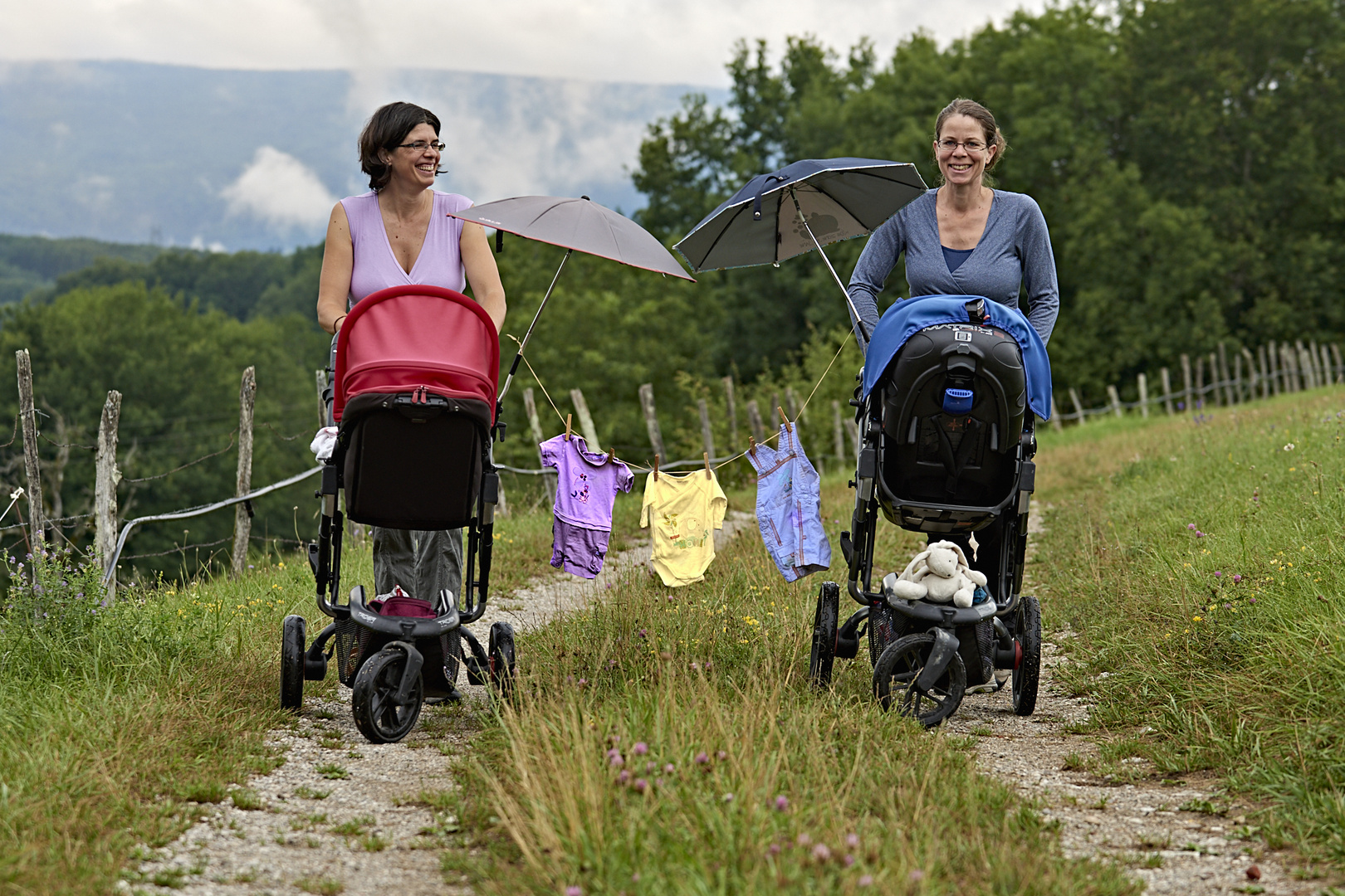 Sèche linge photo et image | humour, promenade, maman Images fotocommunity