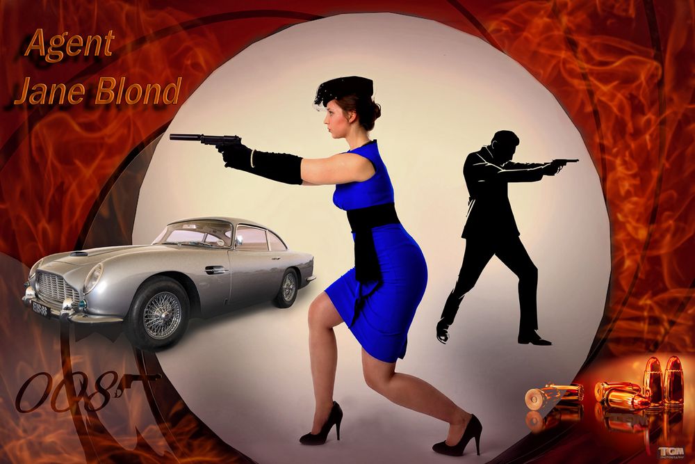 Secret Agent Jane Blond Foto & Bild | fotomontage, science fiction, fantasy mystery Bilder auf ...