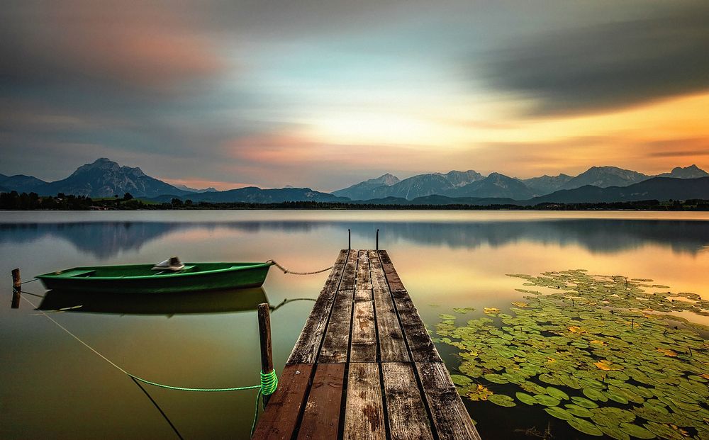 See, Boot & Berge Foto & Bild | landschaft, jahreszeiten, sommer Bilder ...