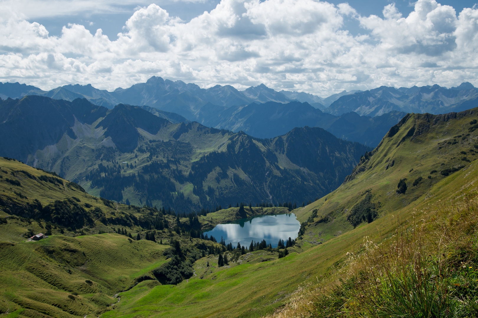 Seealpsee - Oberstdorf, Allgäu Foto & Bild | fotos, sommer, wolken ...