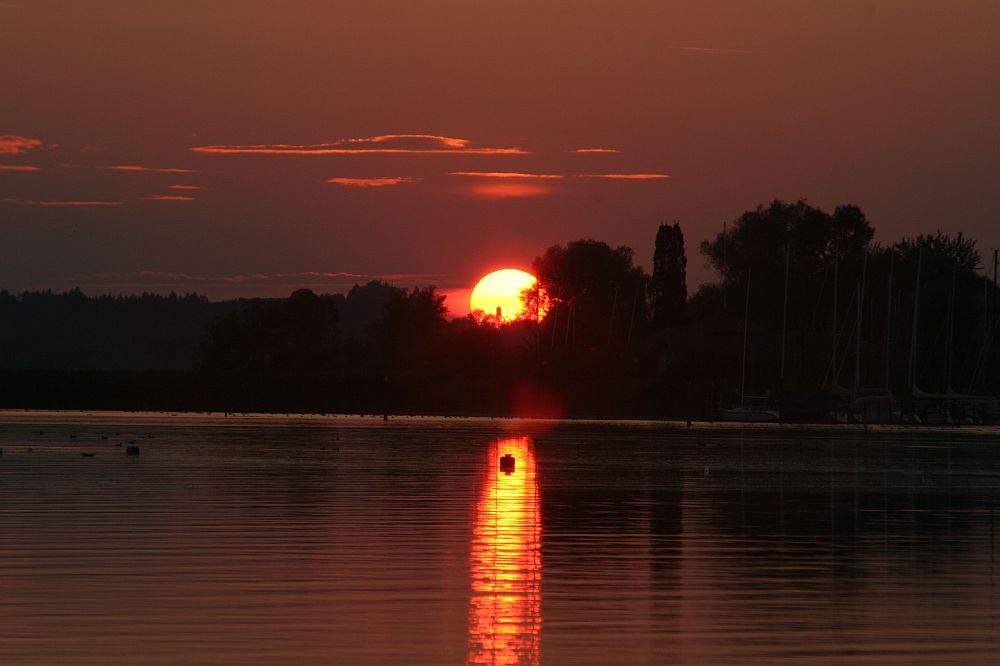 Seebruck am Chiemsee I Foto & Bild | sonnenuntergänge, himmel & universum, chiemsee Bilder auf ...