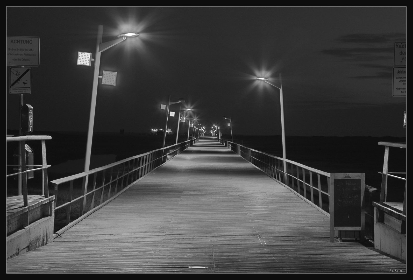 Seebrücke in St. Peter-Bad Foto & Bild | deutschland, europe, schleswig ...