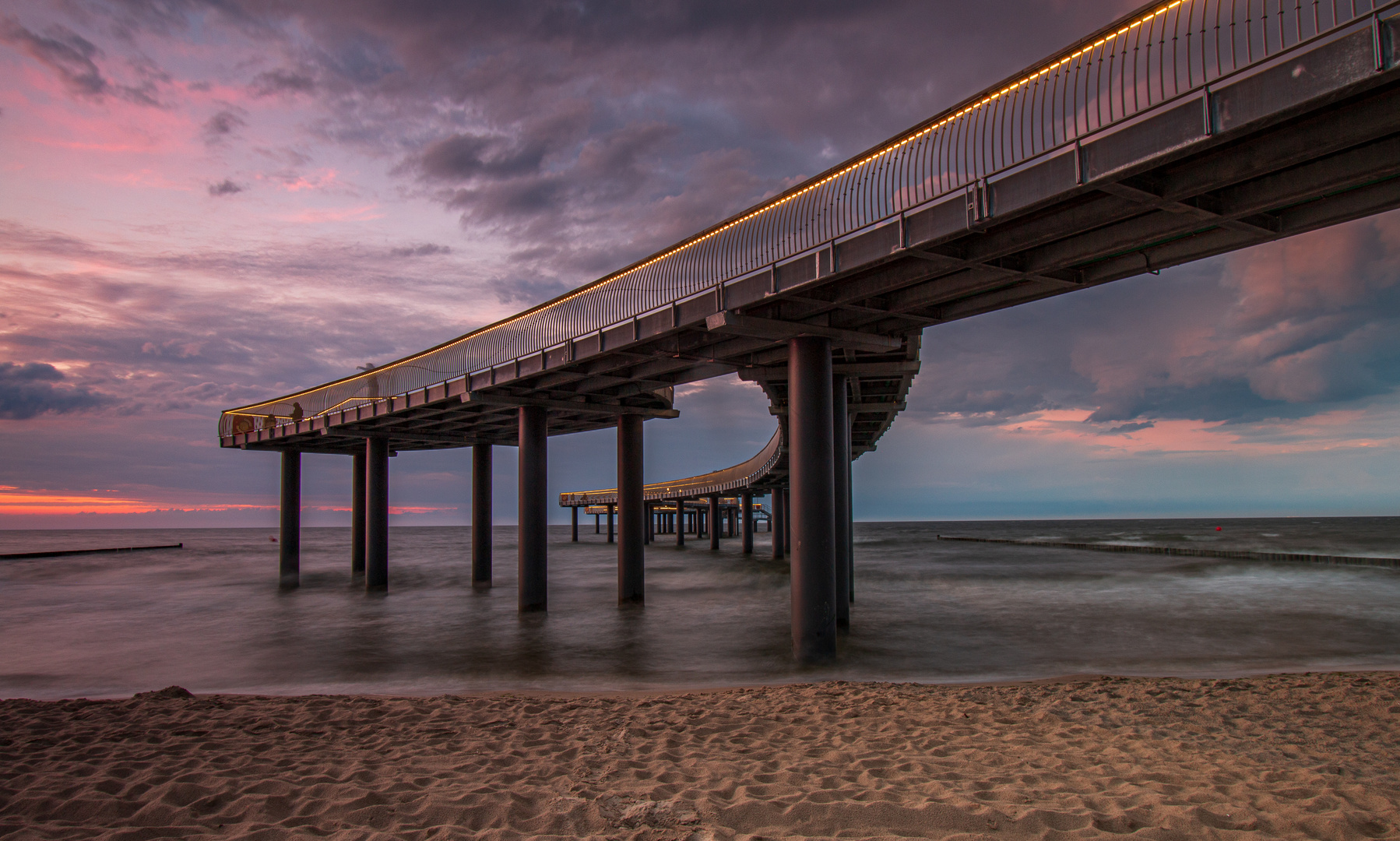 Seebrücke Koserow Foto & Bild | world, sonnenuntergang, ostsee Bilder ...