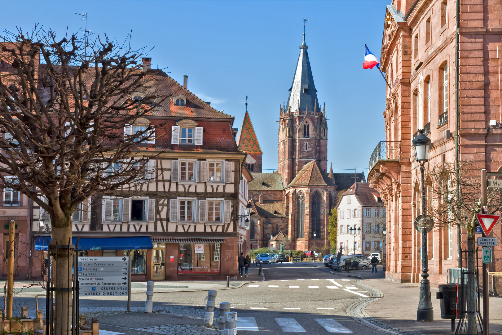 Sehenswürdigkeiten Wissembourg – Abteikirche Peter und Paul Foto & Bild ...