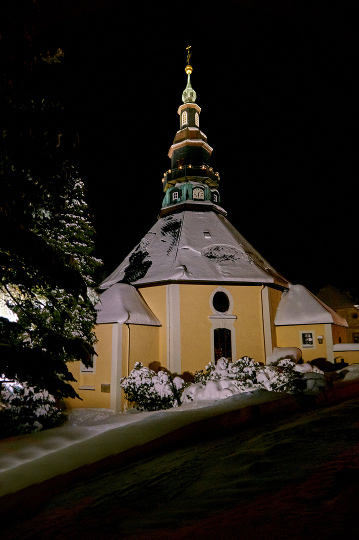 Seiffener Kirche Foto & Bild | fotos, world, winter Bilder auf ...