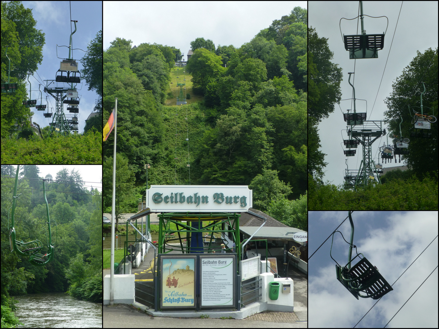 Seilbahn nach Schloß Burg Foto & Bild | deutschland, europe, nordrhein ...