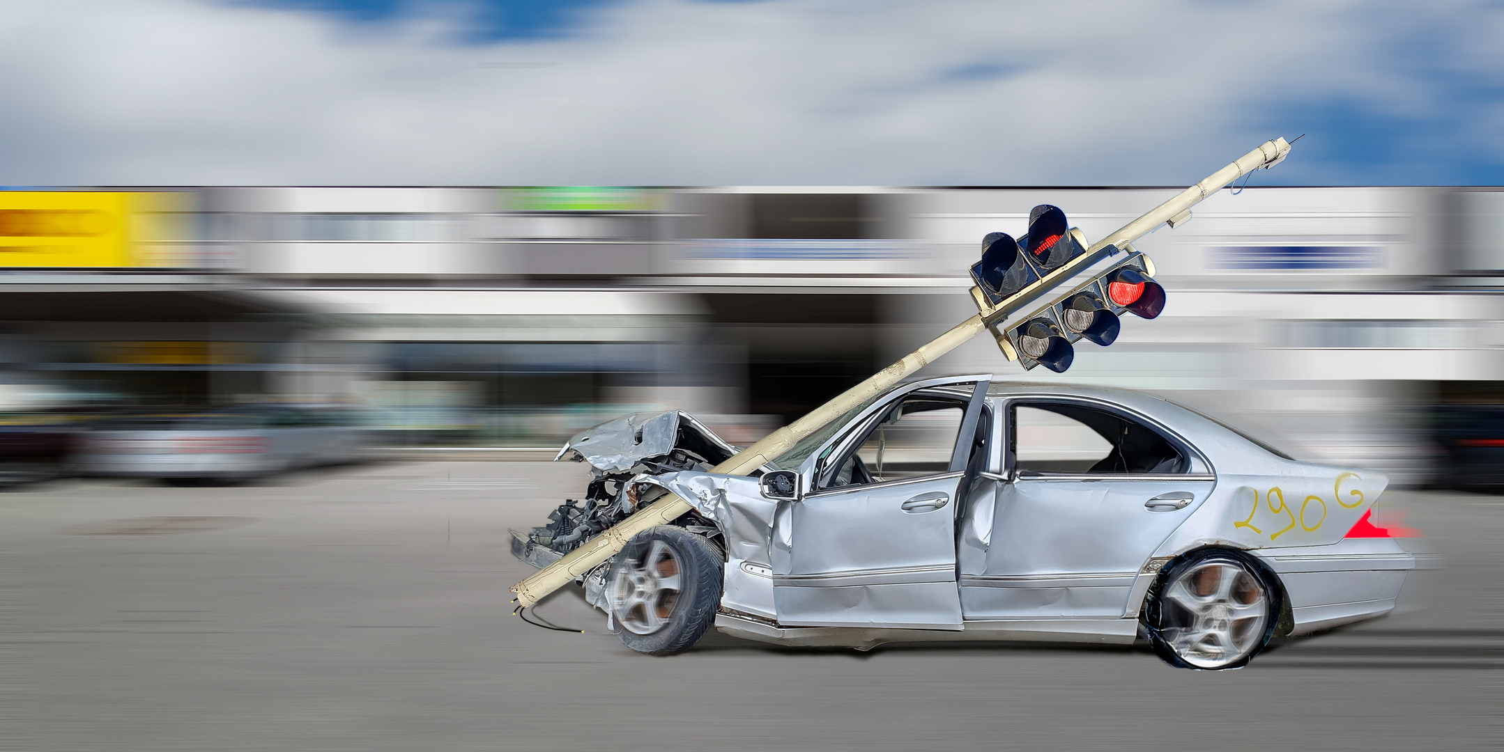 Selbstfahrende Ampel Foto & Bild | digiart, fotomontage, verkehr Bilder ...