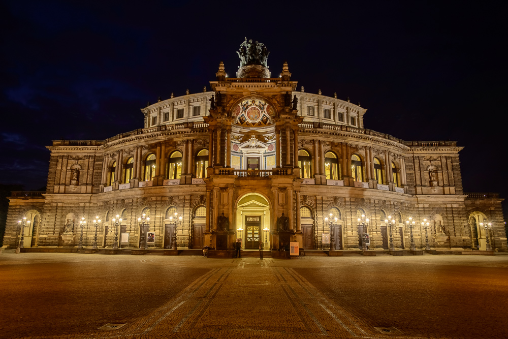 Semperoper Foto & Bild | nacht, dresden, hdr Bilder auf fotocommunity