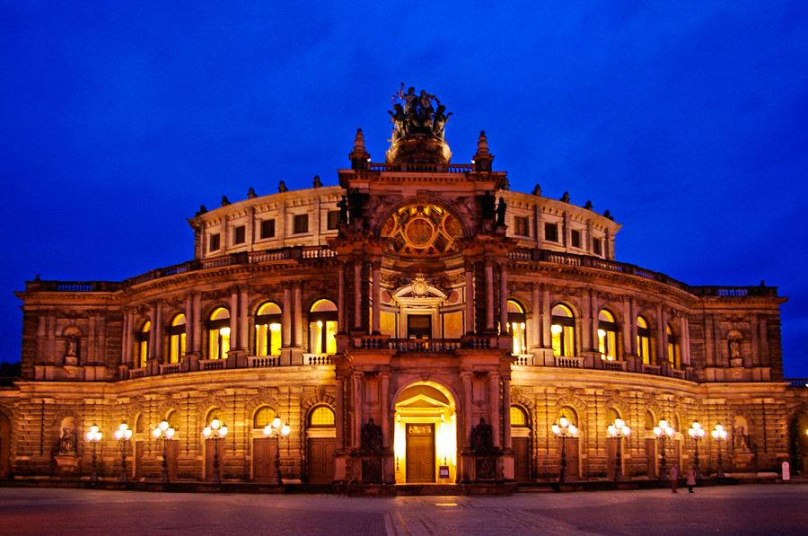 Semperoper Original Foto & Bild | architektur, profanbauten, orte der ...