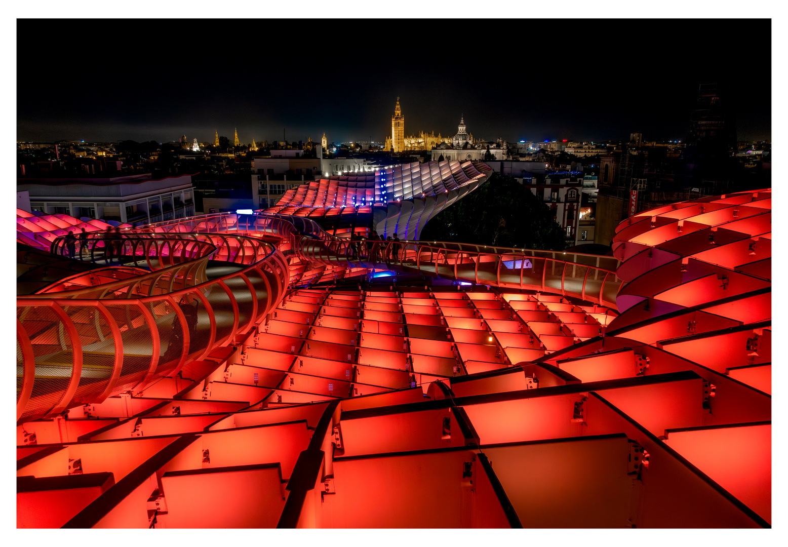 Setas de Sevilla by night Foto & Bild | architektur, europe, spain ...