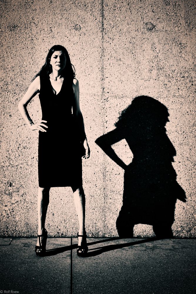 Shadow and Me Foto & Bild | architektur, portrait, fotokunst Bilder auf ...