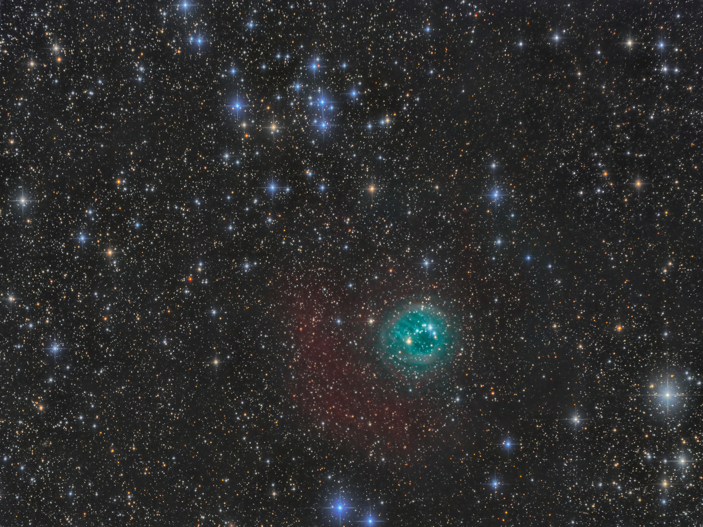 Sharpless 200 und Trumpler 3 Foto & Bild | astrofotografie, himmel ...