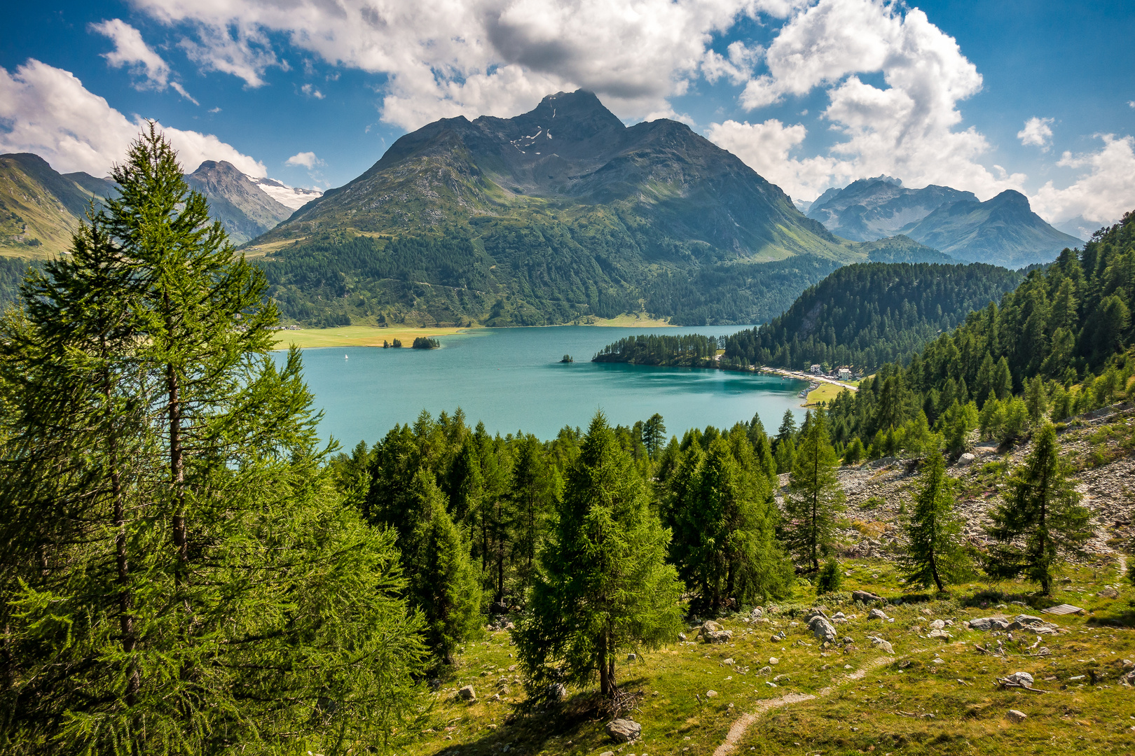Silsersee Foto & Bild | landschaft, berge, bergseen Bilder auf ...