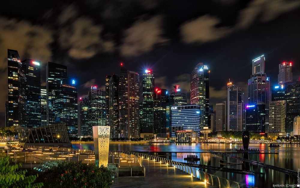 singapore at night Foto & Bild | asia, singapore, southeast asia Bilder auf fotocommunity