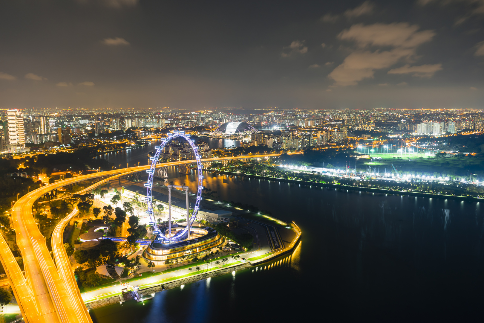 Singapore by night Foto & Bild | architektur, asia, singapore Bilder auf fotocommunity