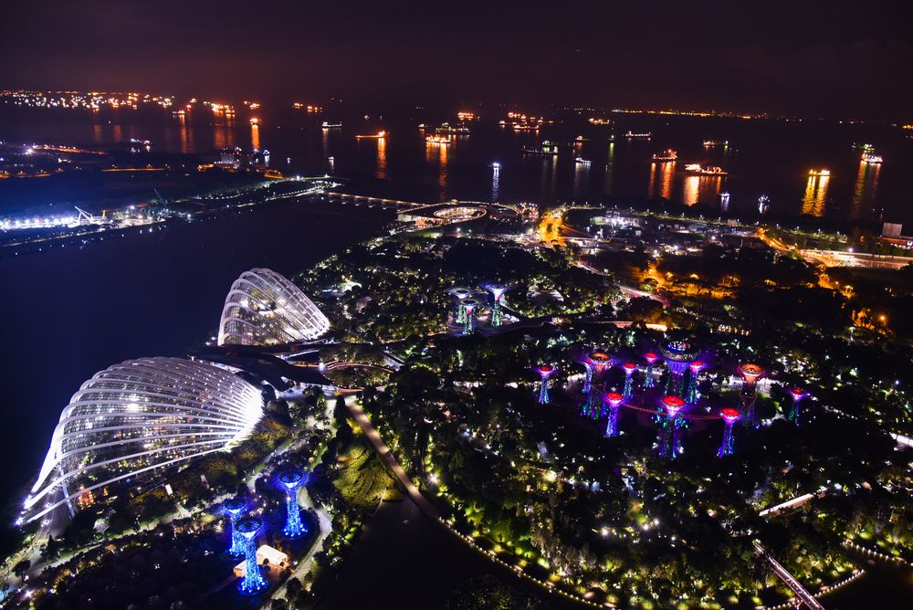Singapore by night Foto & Bild | asia, singapore, landschaft Bilder auf fotocommunity