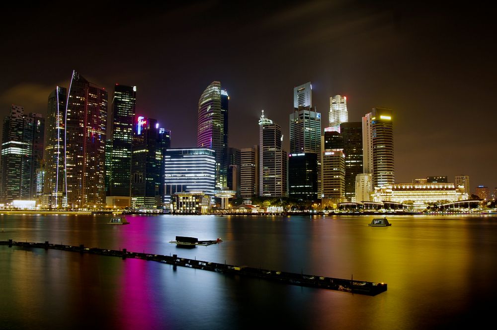 Singapur bei Nacht Foto & Bild | asia, singapore, southeast asia Bilder auf fotocommunity