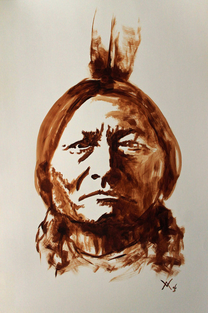 Sitting Bull Foto & Bild | art, fotografie, painting Bilder auf ...