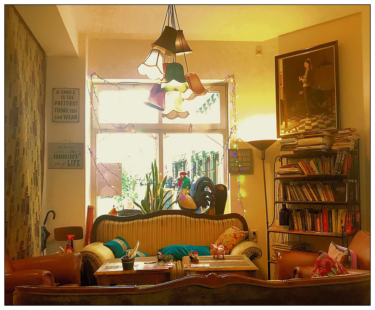 Sitzecke im Café Foto & Bild | stillleben, café, architektur Bilder auf ...