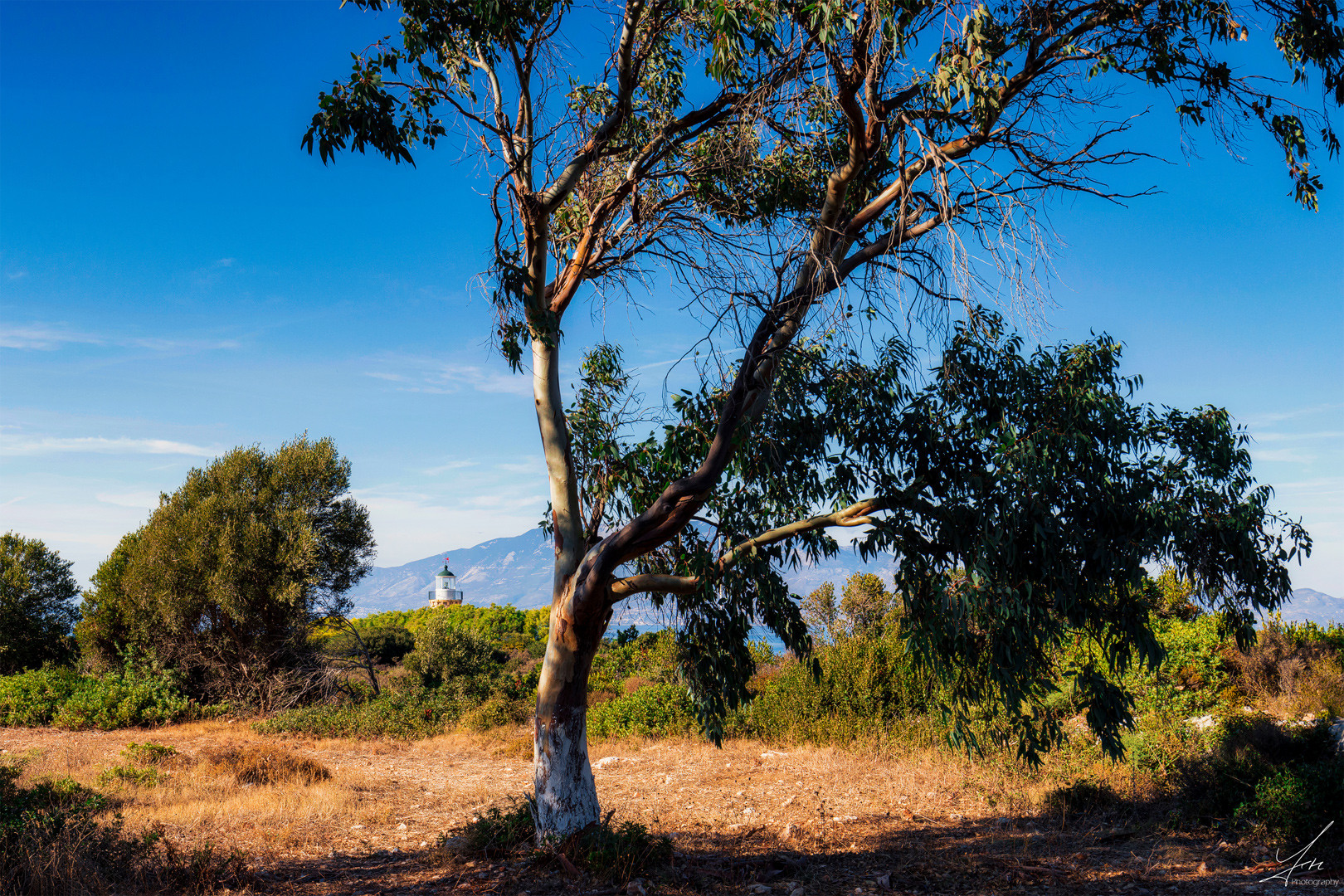 Skinari Lighthouse Foto & Bild | architektur, europe, greece Bilder auf ...
