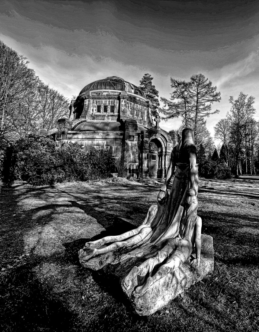 Skulptur: das Schicksal oder die grausame Gräfin von Hugo Lederer ...