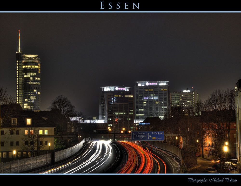 Skyline Essen Foto & Bild | architektur, stadtlandschaft, skylines ...